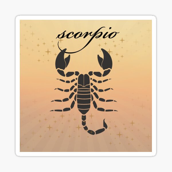 "Scorpio Zodiac sign" Sticker for Sale by DSdesignprint | Redbubble