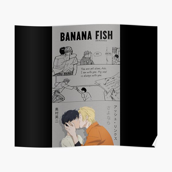 "Eiji Okumura Ash Lynx - Banana Fish sticker" Poster for Sale by ArtAndDesignA | Redbubble