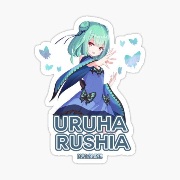 "Hololive Uruha Rushia " Sticker for Sale by PishukekBakery | Redbubble