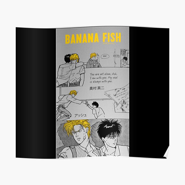 "Eiji Okumura Ash Lynx - Banana Fish sticker" Poster for Sale by ArtAndDesignA | Redbubble