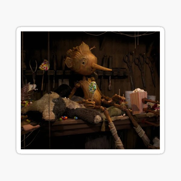 "Pinoc" Sticker for Sale by CarolRogan | Redbubble