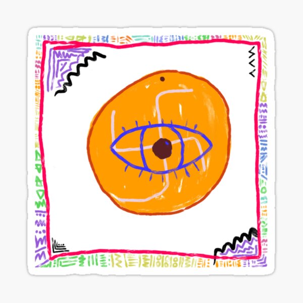 "Psy Eye " Sticker for Sale by Daviard | Redbubble