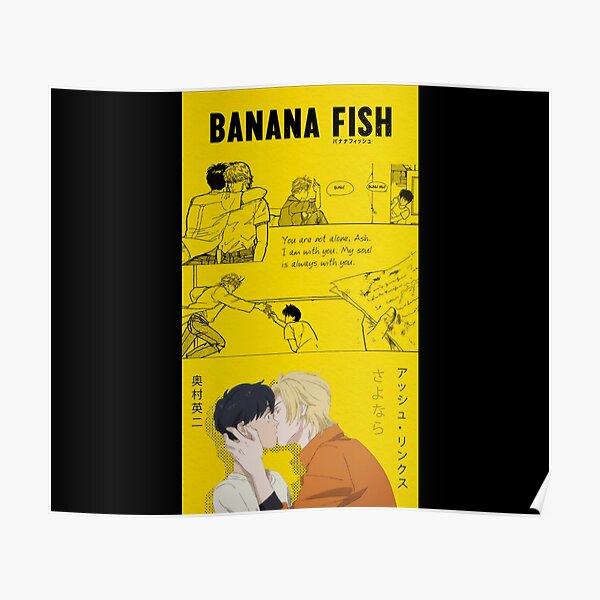 "Eiji Okumura Ash Lynx - Banana Fish poster" Poster for Sale by ArtAndDesignA | Redbubble