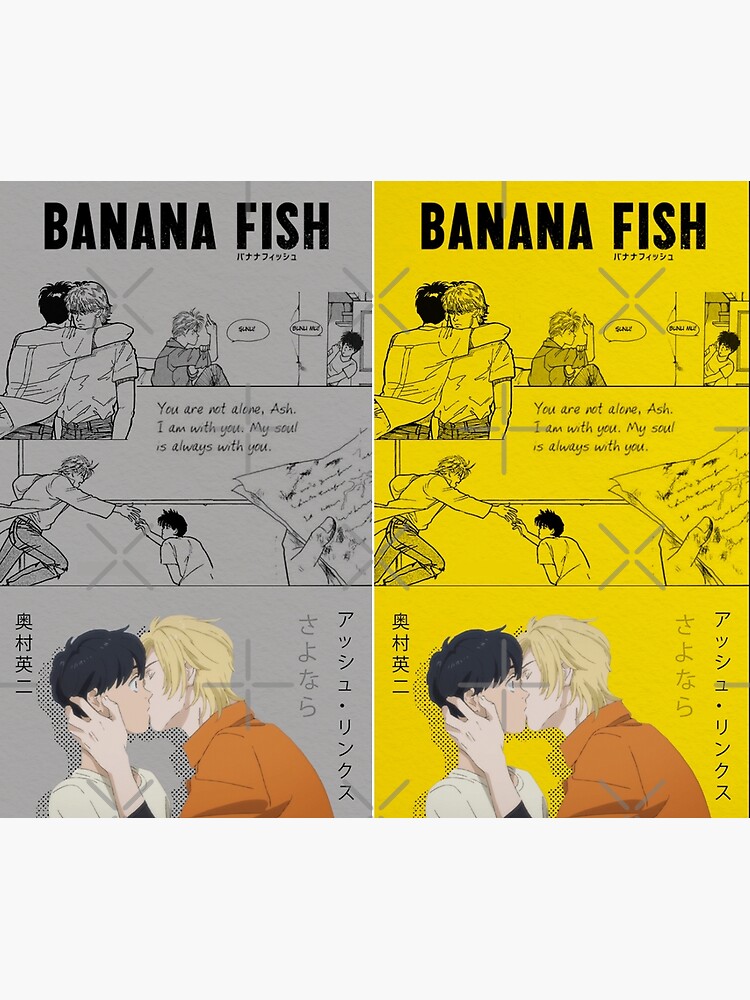 "Ash Lynx Eiji Okumura - Banana Fish sticker" Poster for Sale by ArtAndDesignA | Redbubble