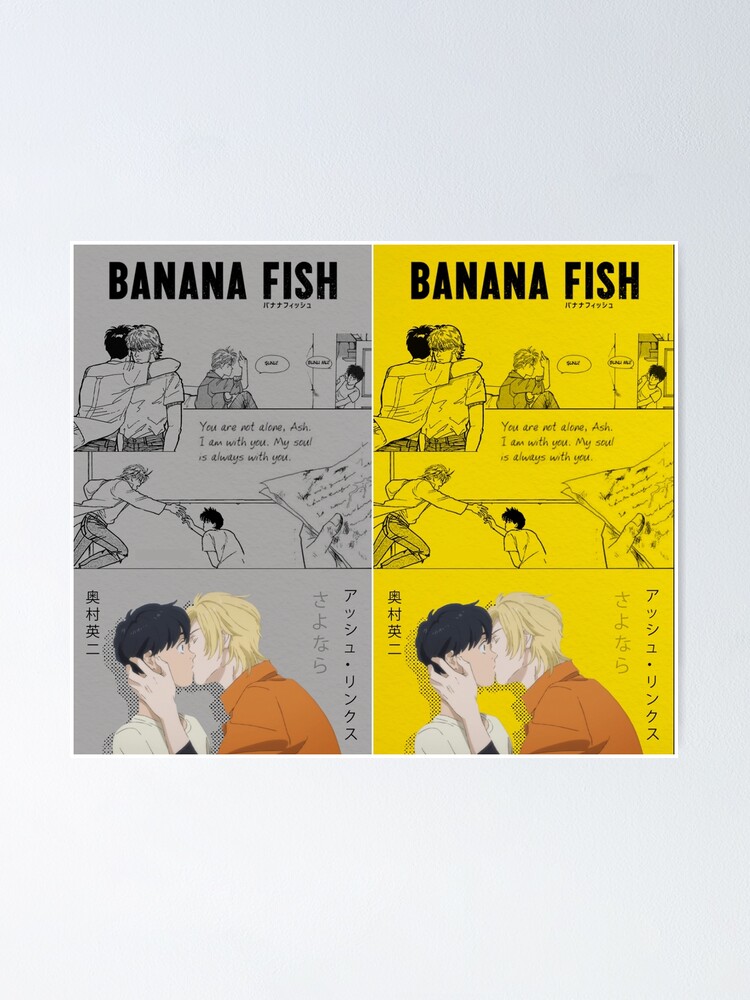 "Ash Lynx Eiji Okumura - Banana Fish sticker" Poster for Sale by ArtAndDesignA | Redbubble