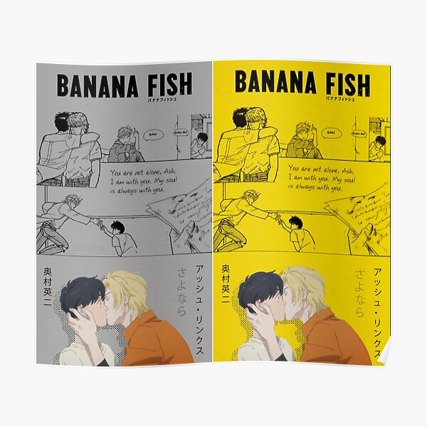 "Ash Lynx Eiji Okumura - Banana Fish poster" Poster for Sale by ArtAndDesignA | Redbubble