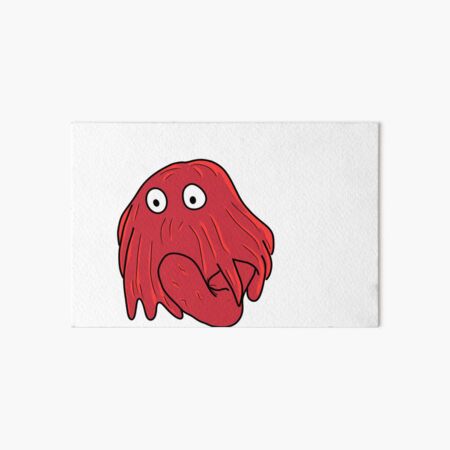 "Red guy! Dont hug me im scared" Art Board Print for Sale by stomi ...