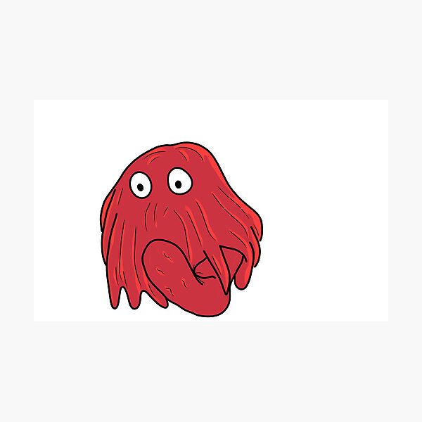 "Red guy! Dont hug me im scared" Photographic Print for Sale by stomi ...