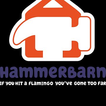 "Hámmerbárn logo" Sticker for Sale by NOAHDUNN | Redbubble