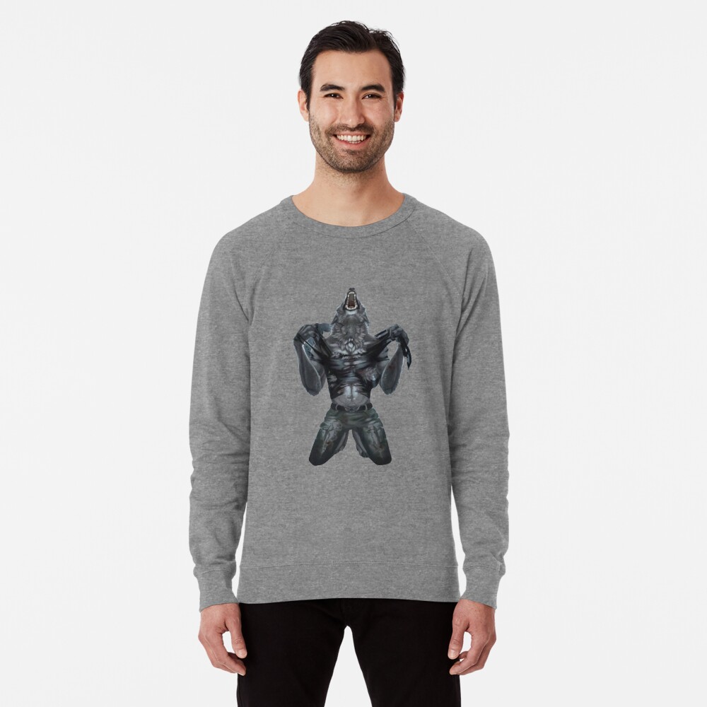 "werewolf ripping shirt meme" Art Board Print for Sale by Reo12 | Redbubble