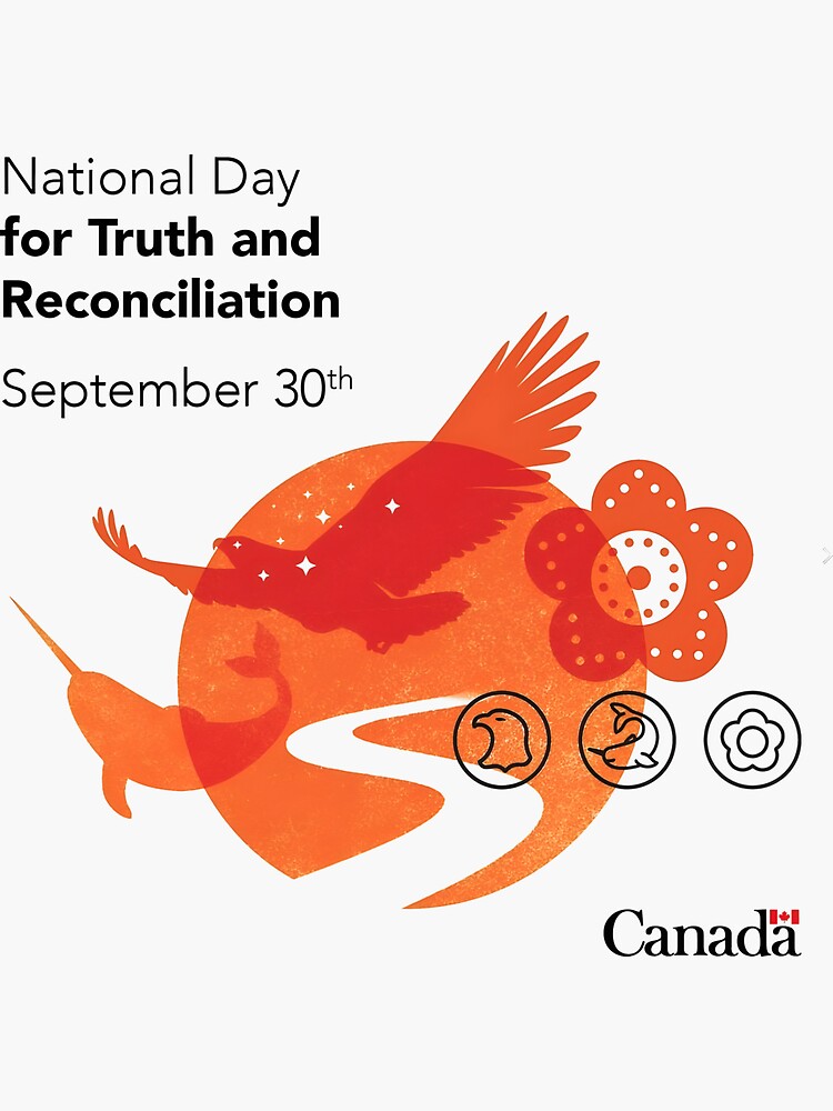 "National Day for Truth and Reconciliation Logo" Sticker for Sale by ...