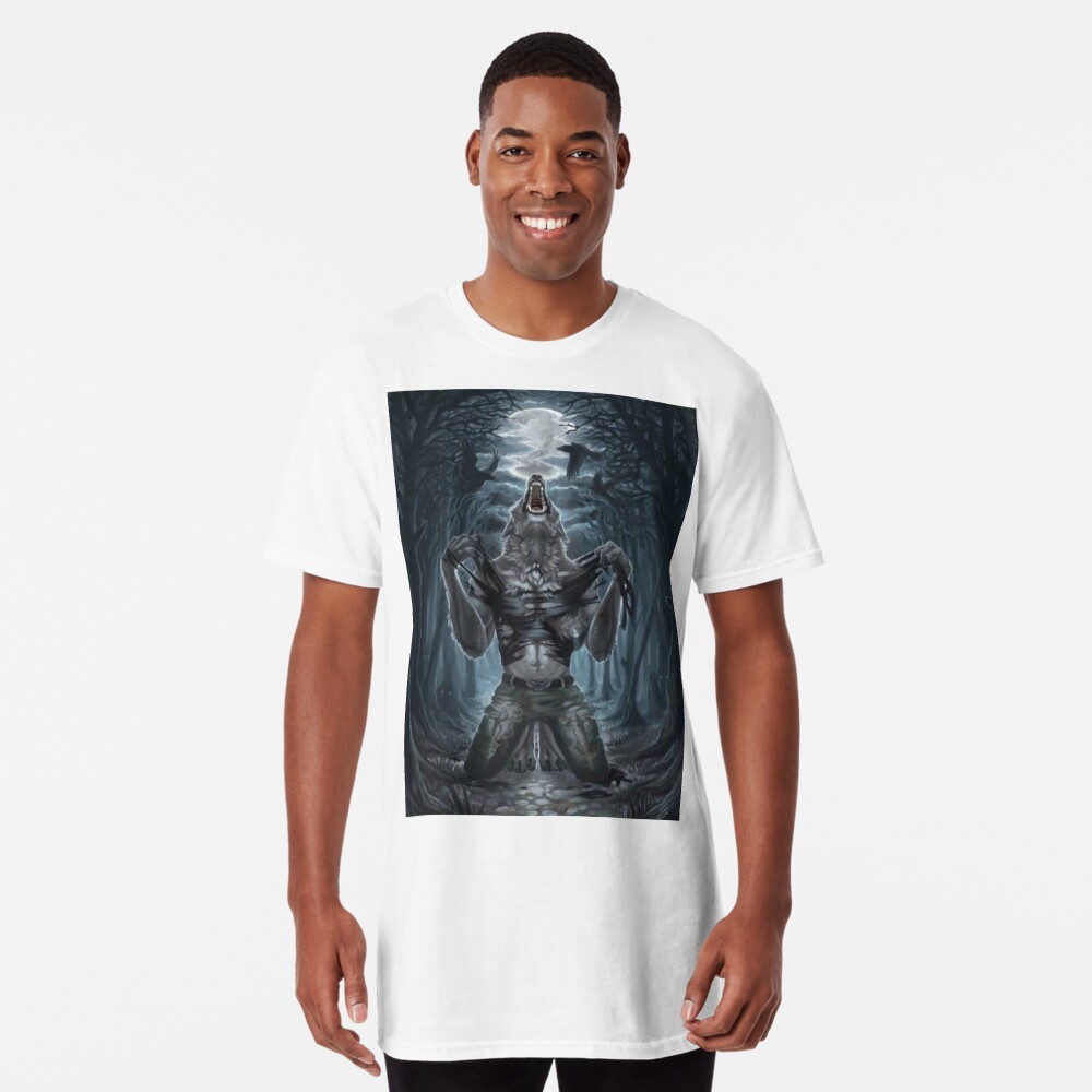 "werewolf ripping shirt meme " Graphic T-Shirt for Sale by Reo12 ...