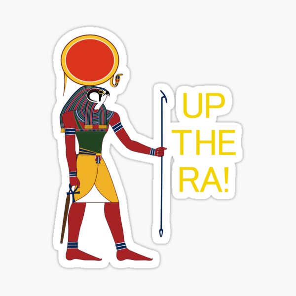"UP THE RA! " Sticker for Sale by lorcagrimes | Redbubble