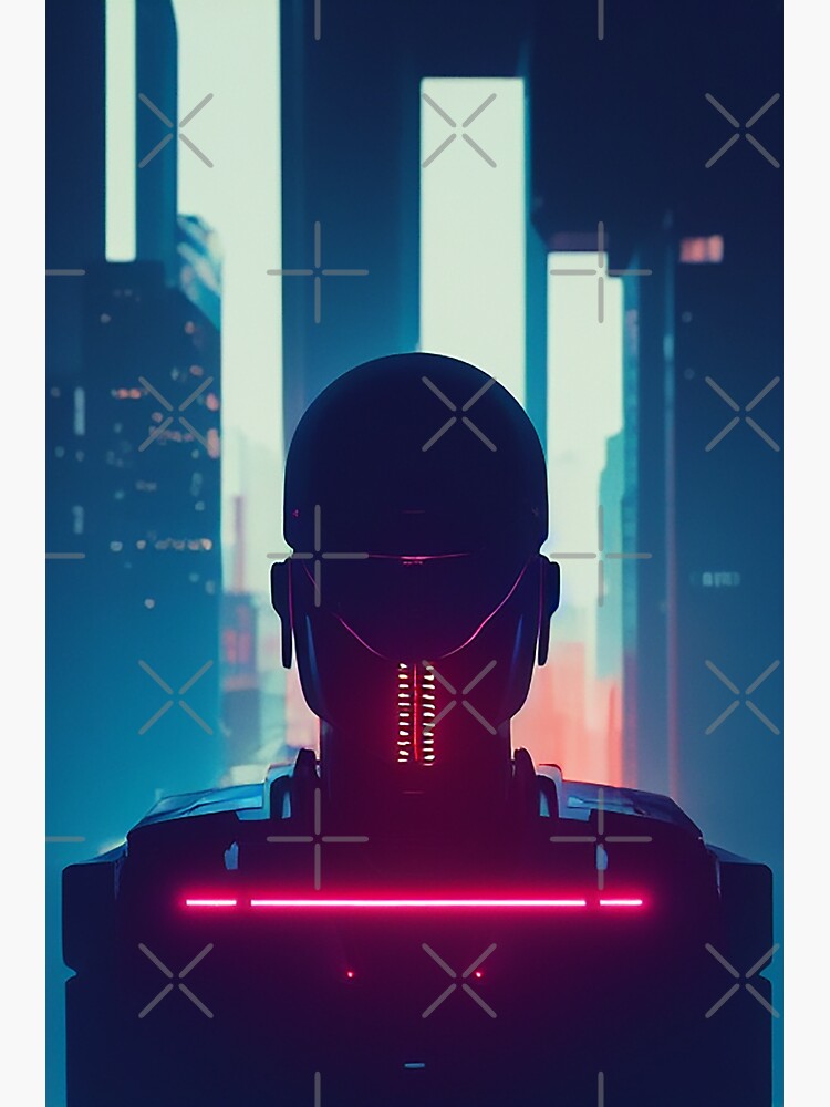 "Dreamer Cyberpunk Robot Portrait 8k City Background Volumetric ...