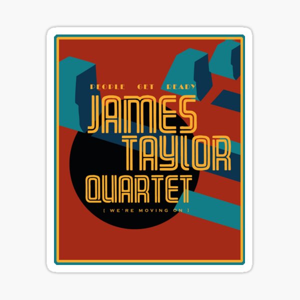 "JAMES TAYLOR, " Sticker for Sale by zayedquadri | Redbubble