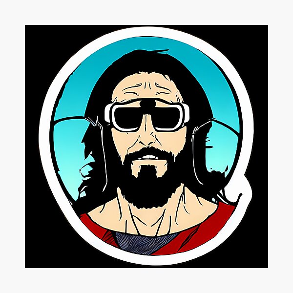 "Tech Jesus Christ Wearing AR Glasses VR Headset " Photographic Print ...