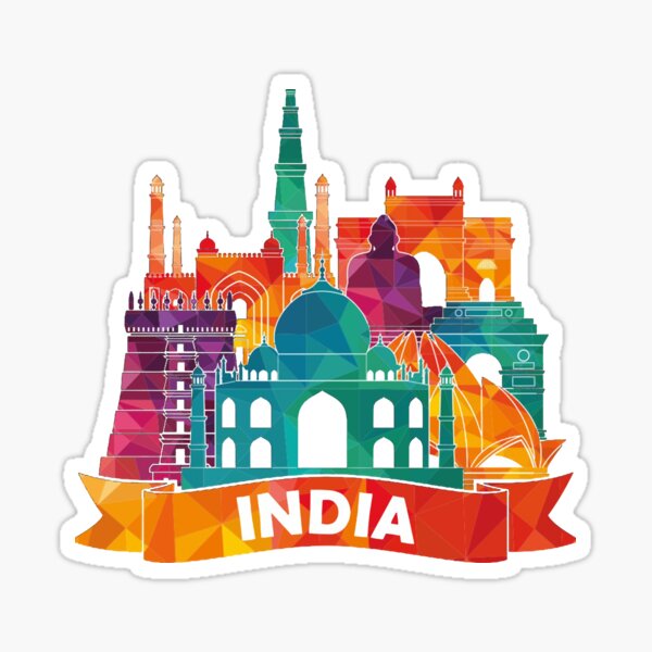 "India , India Travel , India Love , Indian Pride, India Flag " Sticker ...