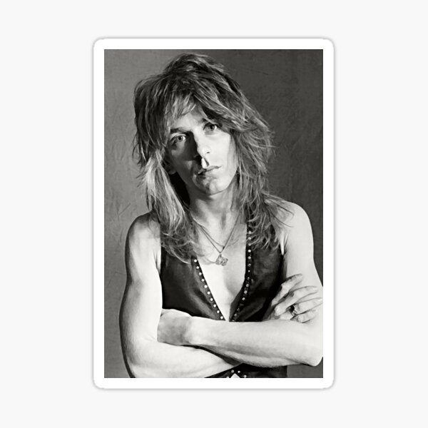 "Randy Rhoads Art Print Guitarist Heavy Metal Hard Rock" Sticker for ...