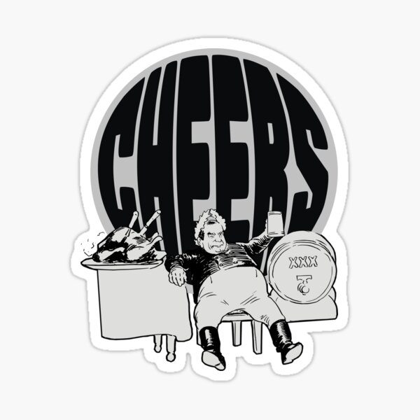 "Cheers!!! Black circular thanksgiving vintage comic dude! - let the ...