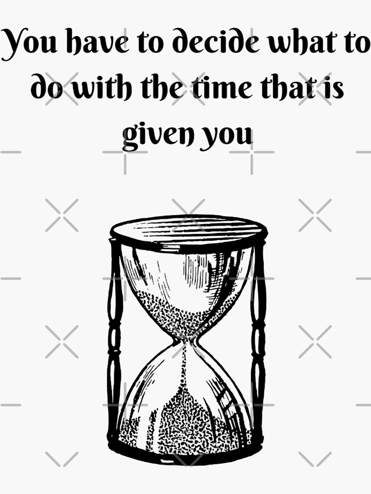 "You have to decide" Sticker for Sale by veliborknight | Redbubble