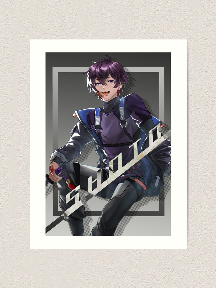 "SHOTO vtuber fanart by horoharo" Art Print for Sale by horo-haro ...