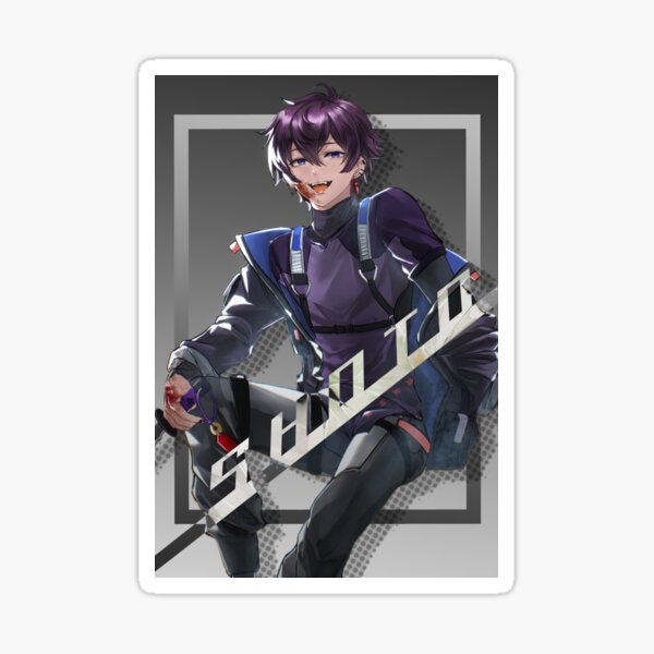 "SHOTO vtuber fanart by horoharo" Sticker for Sale by H O R O H A R O ...