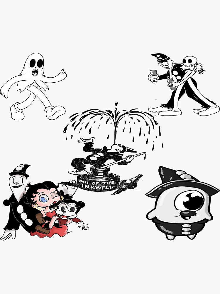 Pegatina «Koko el payaso, melena fantasma, ghostemane, 2022» de Par-kids | Redbubble