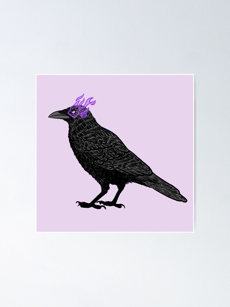 "Magical Crow" Poster for Sale by sketch-of-crows | Redbubble
