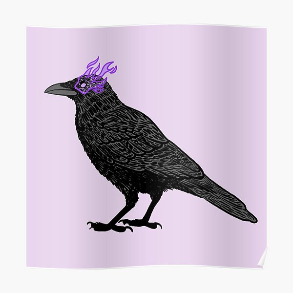 "Magical Crow" Poster for Sale by sketch-of-crows | Redbubble
