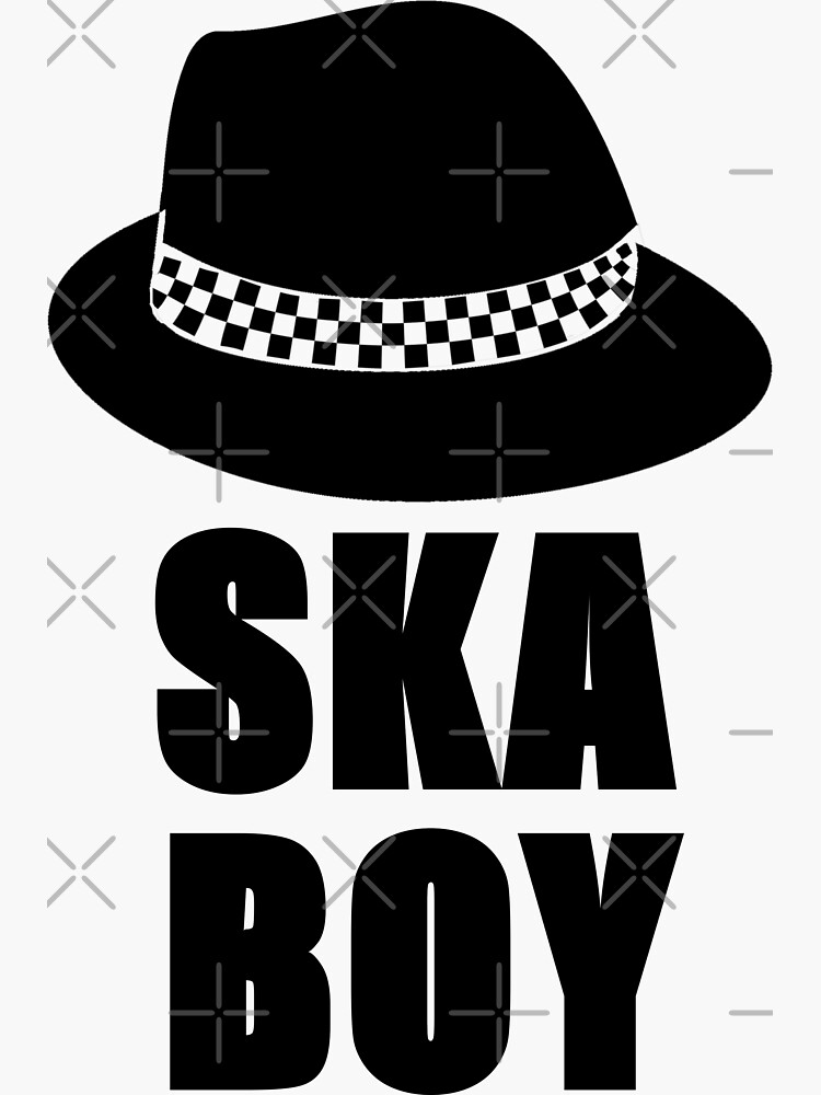 "SKA boy, for light background" Sticker for Sale by Jeeb-Arts | Redbubble