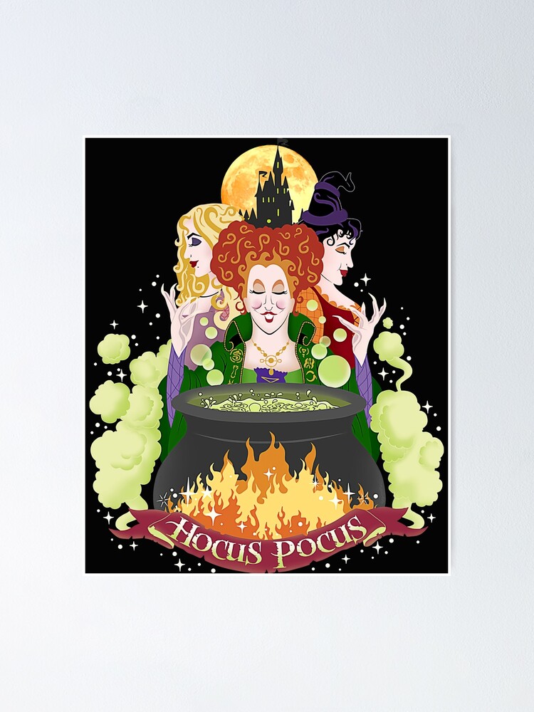 "Hocus Pocus 13" Poster for Sale by SylvieBazins | Redbubble