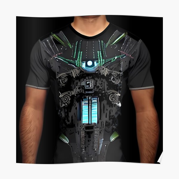 "Robot Cyborg (Meta Shirt in a Shirt Design)" Poster for Sale by ...