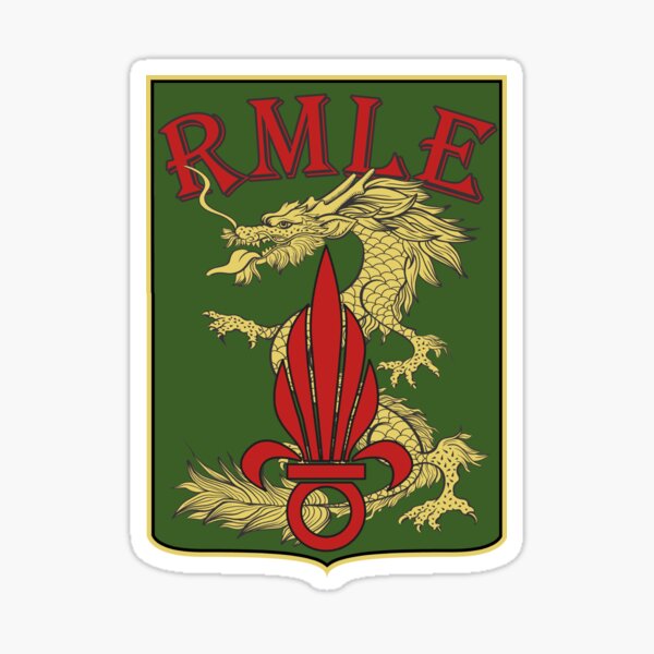 "Legion Etrangere RMLE Dragon #2753" Sticker for Sale by Rare-Militia ...