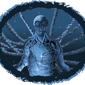 "Vecna the Guardian of the Upside Down." Sticker by Nanar1984 | Redbubble