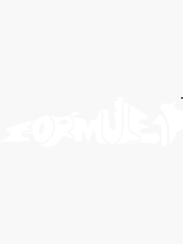 "FORMULA 1 - Typography" Sticker for Sale by RaceTrack-F1 | Redbubble