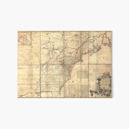 Lámina rígida «Mapa de los dominios británico y francés en América del ...