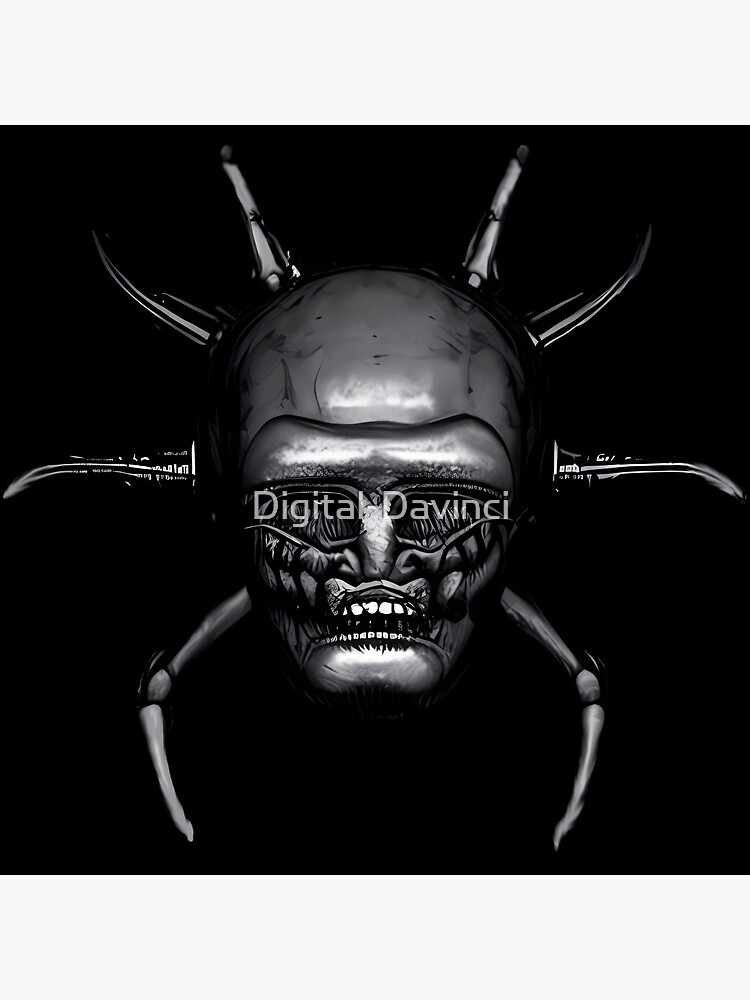 "Scifi Horror Skull Crab Alien (HR Giger style)" Poster for Sale by ...