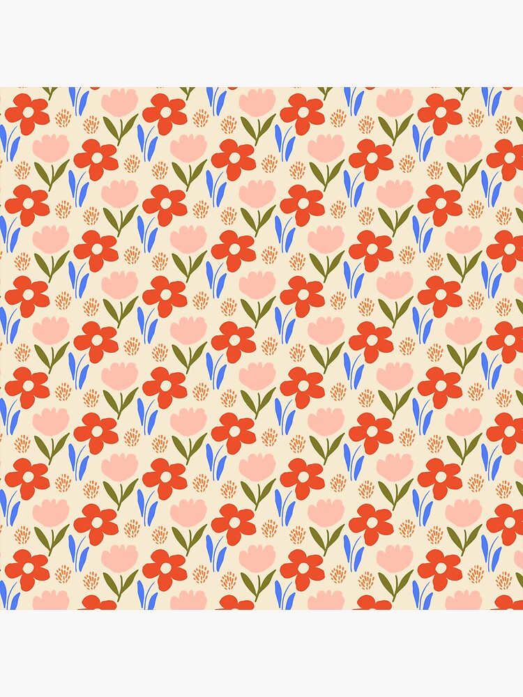 "Bold Flower " Sticker for Sale by gavthomeu | Redbubble