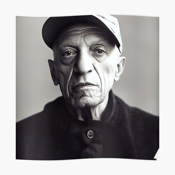 "Pablo wearing a baseball cap. Digital creation" Poster for Sale by ...