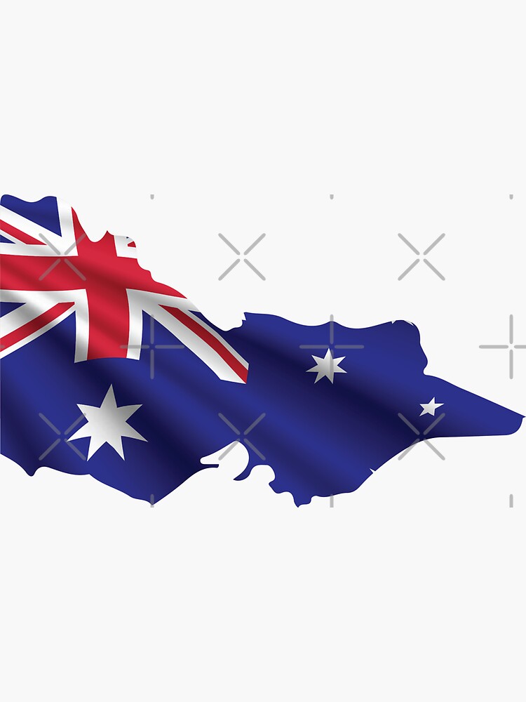 "Victoria , Australia state sticker" Sticker for Sale by Skayne | Redbubble