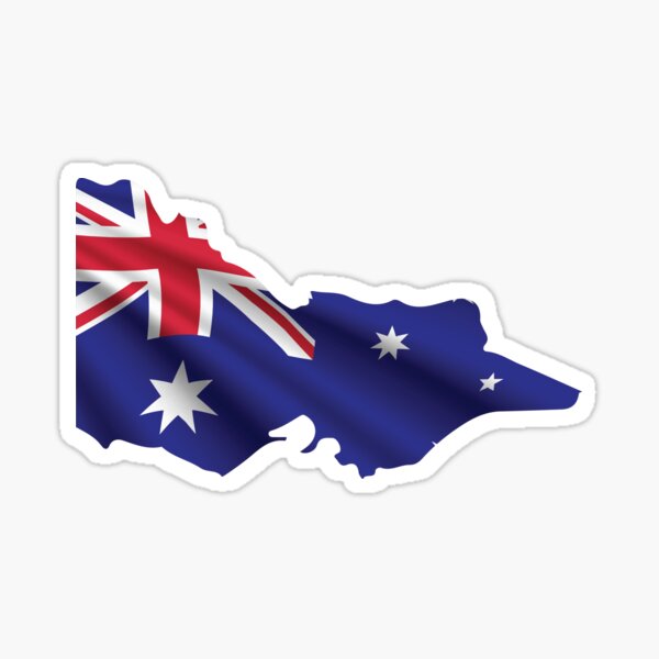 "Victoria , Australia state sticker" Sticker for Sale by Skayne | Redbubble
