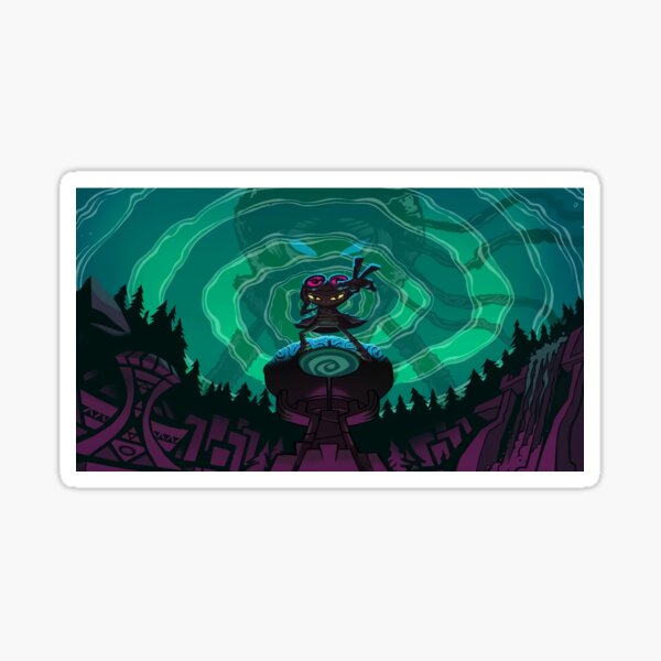 Psychonauts 2 Wallpaper Sticker For Sale By Ploangkaerdaz Redbubble