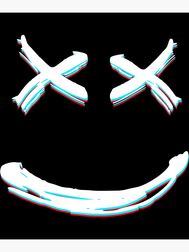 "X Eyed Smile Face X Eyes Glitch" Postcard for Sale by enragedchild257 ...