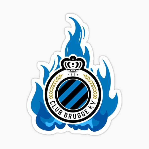 "Club Brugge KV" Sticker for Sale by garpruks | Redbubble