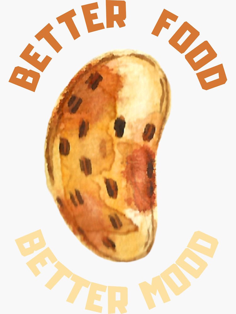 "Better Food Better Mood Bean Version" Sticker for Sale by netdota ...