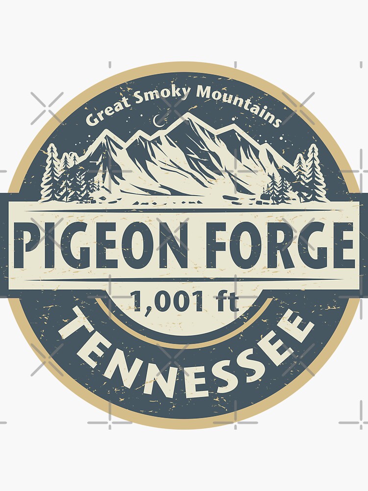 "Pigeon Forge, Tennessee" Sticker for Sale by studio838 | Redbubble