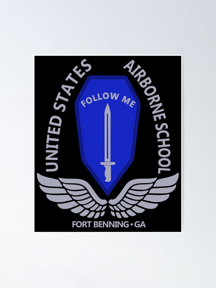 "Follow Me Ranger Airborne #2762" Poster for Sale by Rare-Militia ...