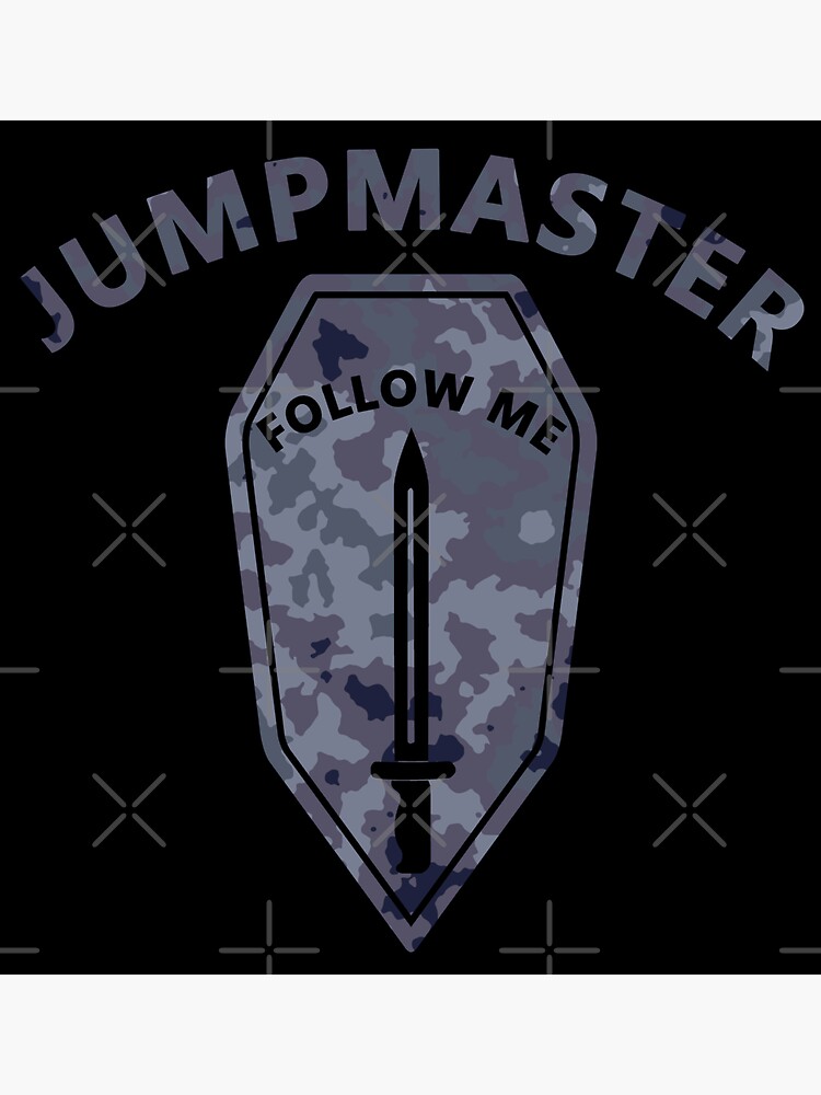 "Follow Me Jumpmaster #2769" Sticker for Sale by Rare-Militia | Redbubble