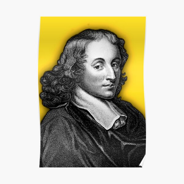 "Blaise Pascal Artwork | Blaise Pascal Portrait | Blaise Pascal Wall ...