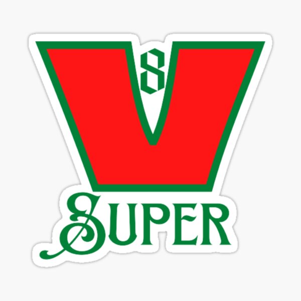 "V8 Supe " Sticker for Sale by EdwinKoepp | Redbubble